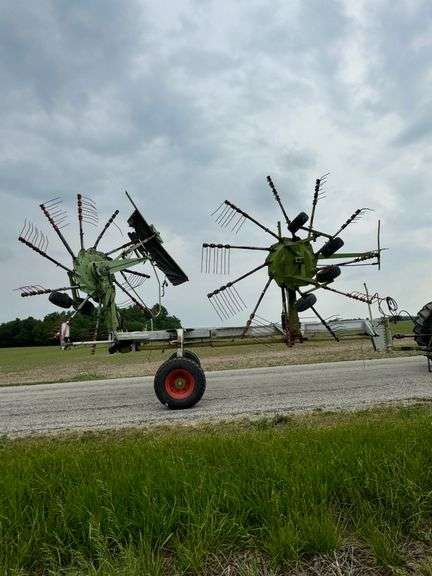 Claas 1550 twin liner rotor rake, 2 windrow or 1 single, 24 foot ...