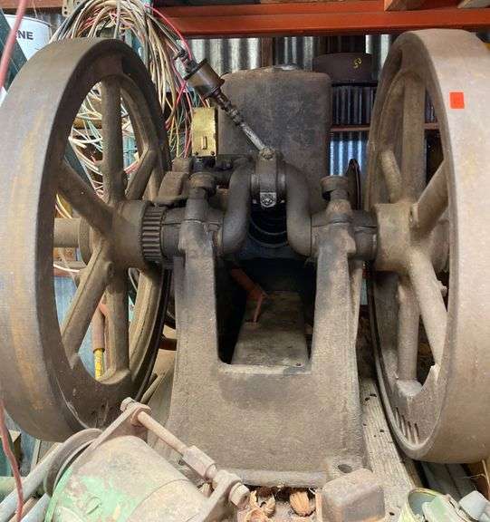 Cast Iron Hit-and-Miss Engine with Flywheels - Metzger Property ...