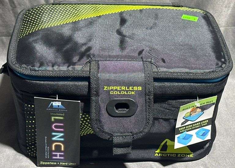 Arctic Zone Insulated Zipperless Lunch Bag with Hard Liner - Metzger ...