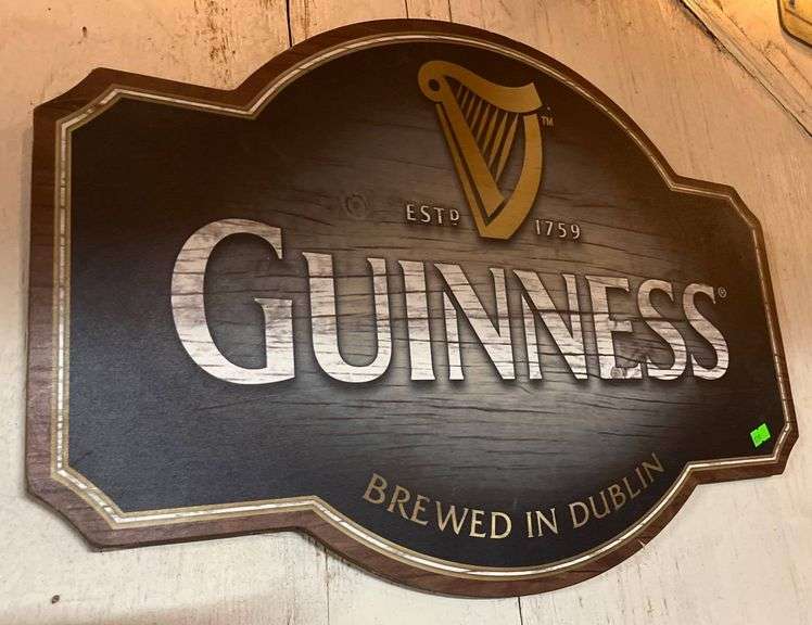 Guinness Brand Wall Sign with Dublin Theme, 16×22.5 in. - Metzger ...