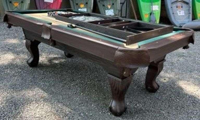 Barrington Billiards pool table set with wall rack and dart board 90 ...