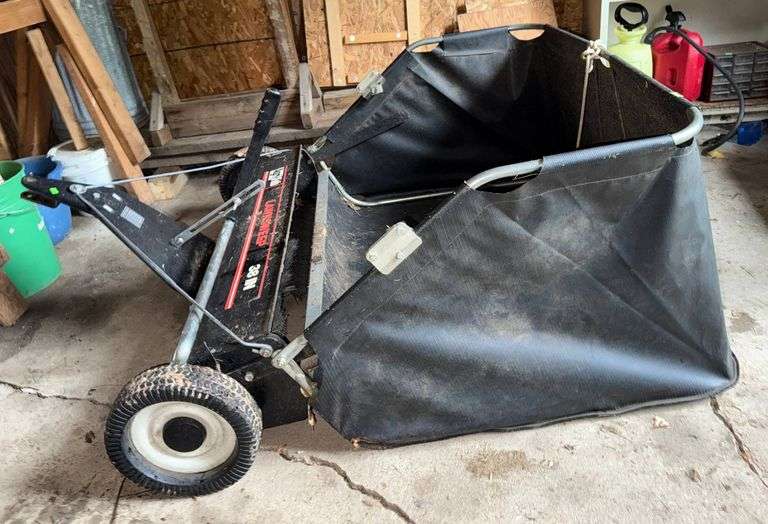 Agri-Fab 38-Inch Lawn Sweeper with Collection Basket - Metzger Property ...