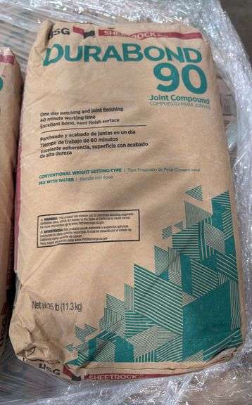 USG Sheetrock Brand 25 lb. Durabond 90 Setting-Type Joint Compound ...