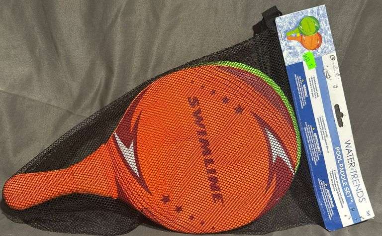 Water Trends Pool Paddle Set with Net Bag - Metzger Property Services, LLC