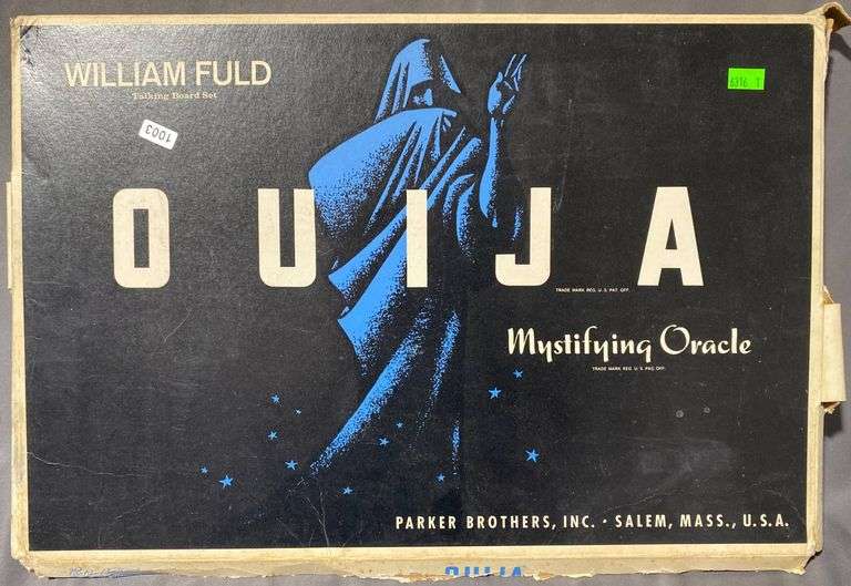 William Fuld Ouija Board Set by Parker Brothers, Inc. - Metzger ...