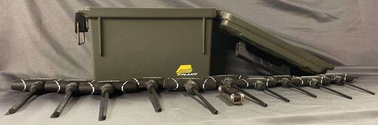 Husky T-Handle Hex Key Set with Plano Storage Case and Eklind Fold-Up ...