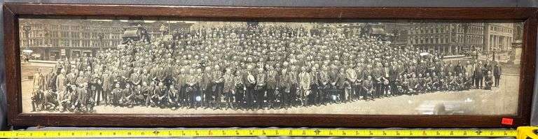 Framed Panoramic Group Photograph, Grand Lodge IOOF, Indianapolis, May ...