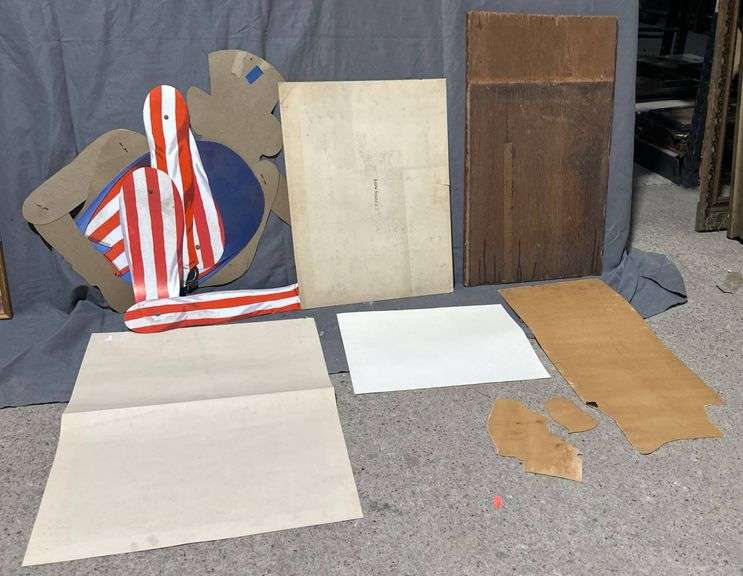 Artwork, Ephemera, and Prints Including 1941 Calendar and Uncle Sam ...