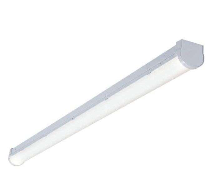 Metalux 4 ft. Linear White Integrated LED Warehouse Strip Light with ...