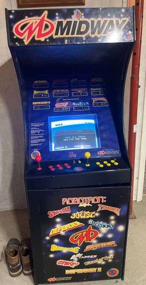 Midway Arcade Machine With Multiple Game Titles, Model 42600 - Metzger ...