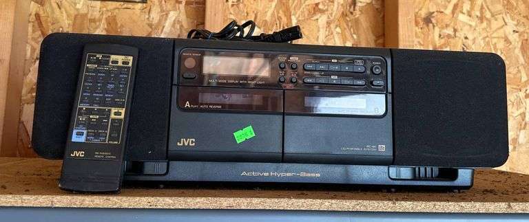 JVC RC-B1 CD Portable Stereo System with Remote - Metzger Property ...