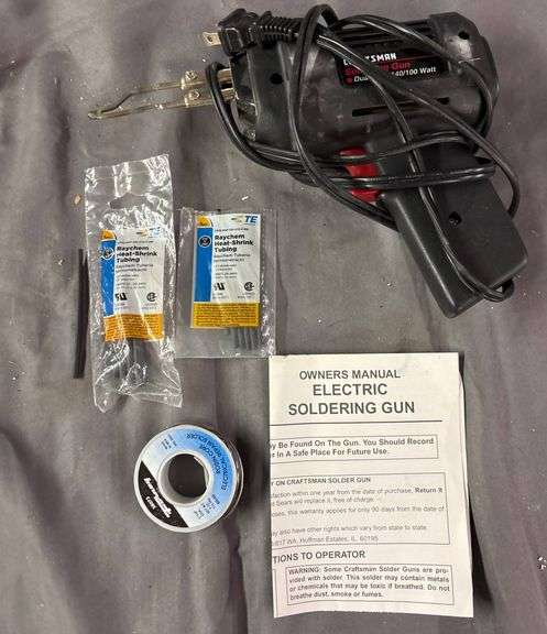 Craftsman 140/100 Watt Medium-Duty Soldering Gun Kit - Metzger Property ...