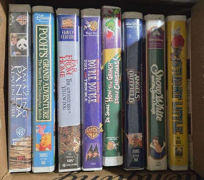 VHS Tapes and Compact Discs Featuring Mixed Titles - Metzger Property ...