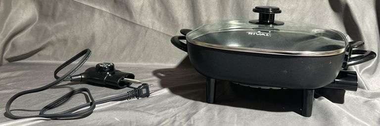 Rival Model S11P Electric Skillet with Adjustable Temperature Control ...