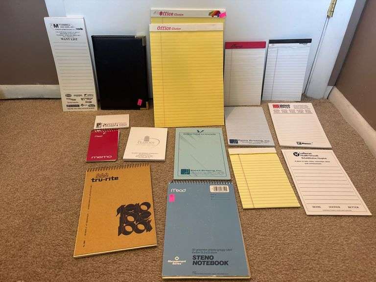 Notebooks, Writing Pads, and Memo Books Collection - Metzger Property ...