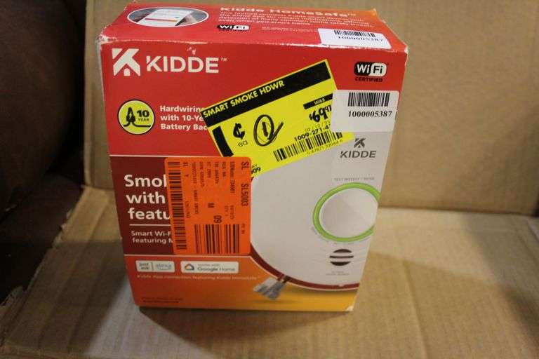 KIDDE - Smart Hardwired Wi-Fi Enabled Smoke Detector and Indoor Air Quality Monitor ...