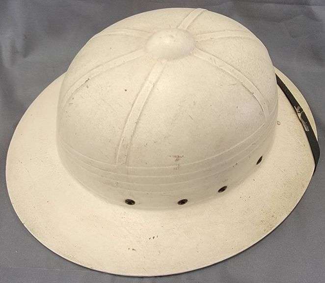 White Pith Helmet with Oliver Machinery Logo - Metzger Property ...