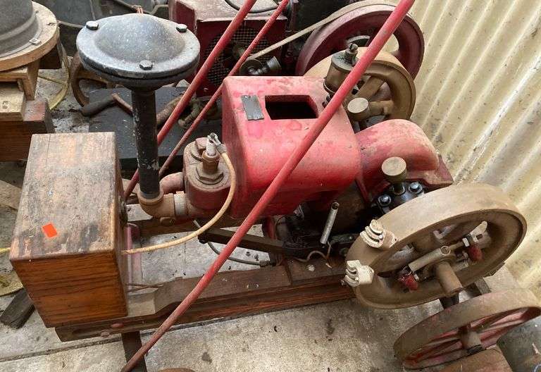Galloway Hit and Miss Engine on Wheeled Cart - Metzger Property ...