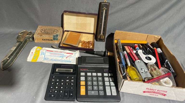 Office Supplies, Tools, and Collectibles Including Calculators and ...