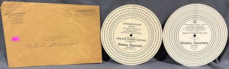 General Industries Stroboscope Discs With Original Envelope - Metzger ...