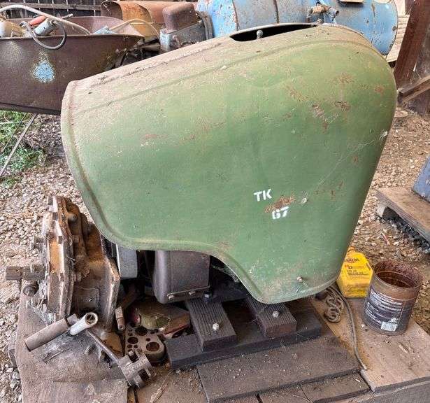 Crawley 75 Diesel Tractor Hood with Attached Components - Metzger ...