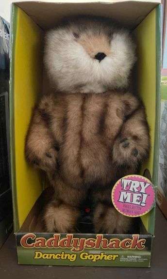 Caddyshack Dancing Gopher Animated Toy in Original Packaging - Metzger ...