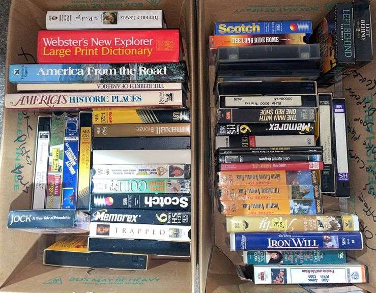 VHS Tapes and Reference Books Collection - Metzger Property Services, LLC