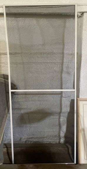 Metal Frame Screen Panel with Mesh Insert, 31×74 - Metzger Property ...