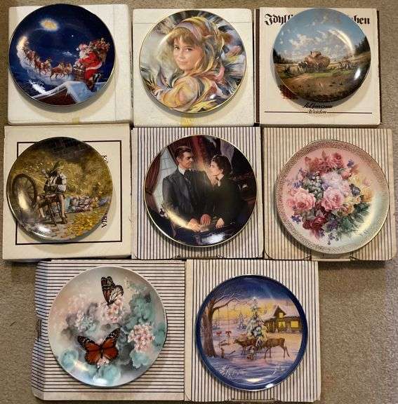 8- Collector Plates with Themed Artwork and Certificates - Metzger ...