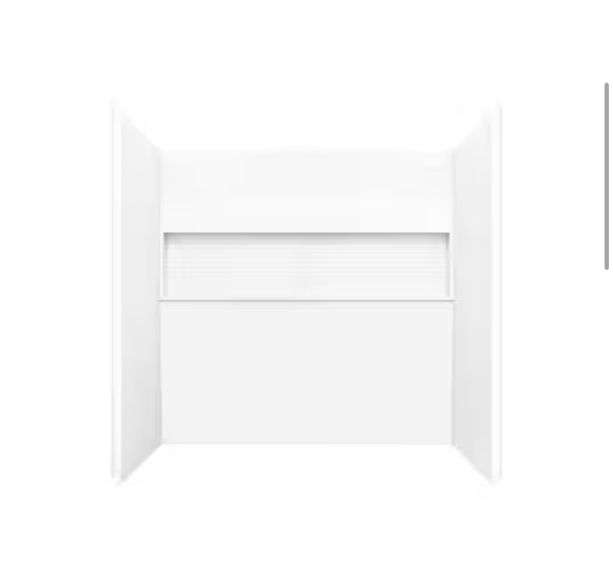 Bootz Industries NexTile 32 in. D x 60 in. W x 60 in. H Composite ...