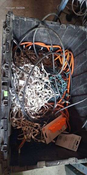 Large Bin of Cables and Hardware Components - Metzger Property Services ...