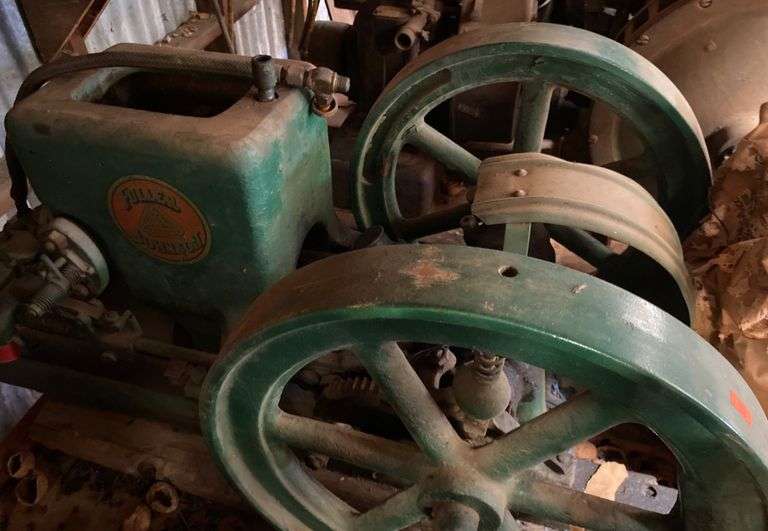Fuller Johnson Hit-and-Miss Engine with Flywheel - Metzger Property ...