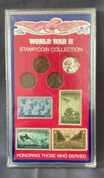 World War II stamp/coin collection - Metzger Property Services, LLC