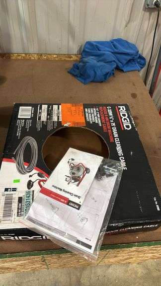 RIDGID 3/8 in. x 75 ft. C-32 IW Integral Wound Drain Cleaning Snake ...
