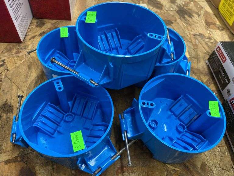 5 - Carlon 1-Gang 20 cu. in. New Work Electrical Ceiling Box with ...