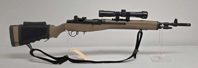 Springfield US Rifle M1A .308 Rifle with NcSTAR 2-7x32E Scope and Nylon ...