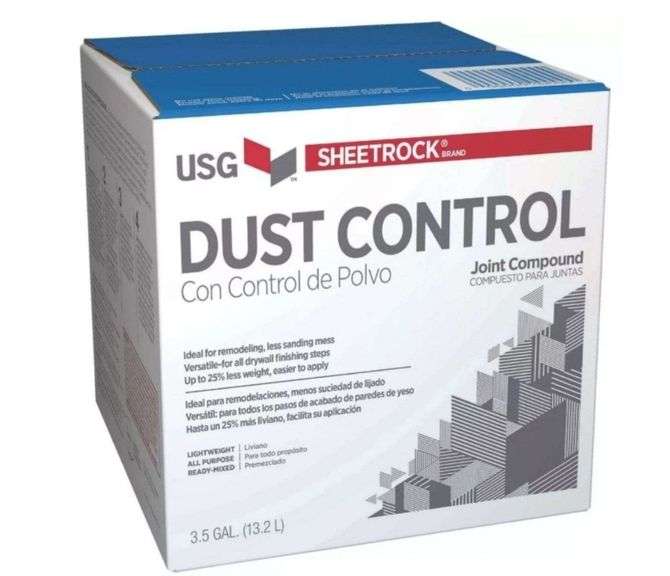Sheetrock 3.5 Gal. Box Pre-Mixed Lightweight All-Purpose Dust Control ...