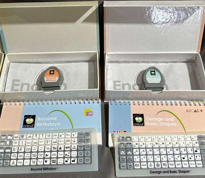 Cricut Font and Shape Cartridges with Keypad Overlays and Manuals ...
