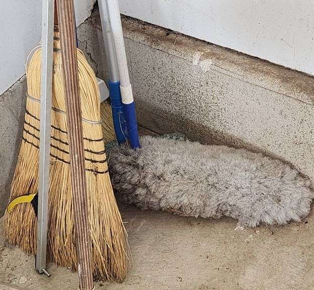 Cleaning Tools Including Brooms, Mop, and Duster - Metzger Property ...