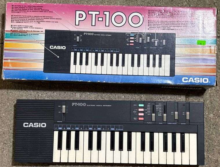 Casio PT-100 Electronic Keyboard with Original Packaging - Metzger ...