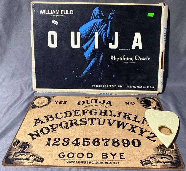 William Fuld Ouija Board Set by Parker Brothers, Inc. - Metzger ...