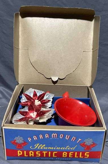 Paramount Illuminated Plastic Bells in Original Box - Metzger Property ...