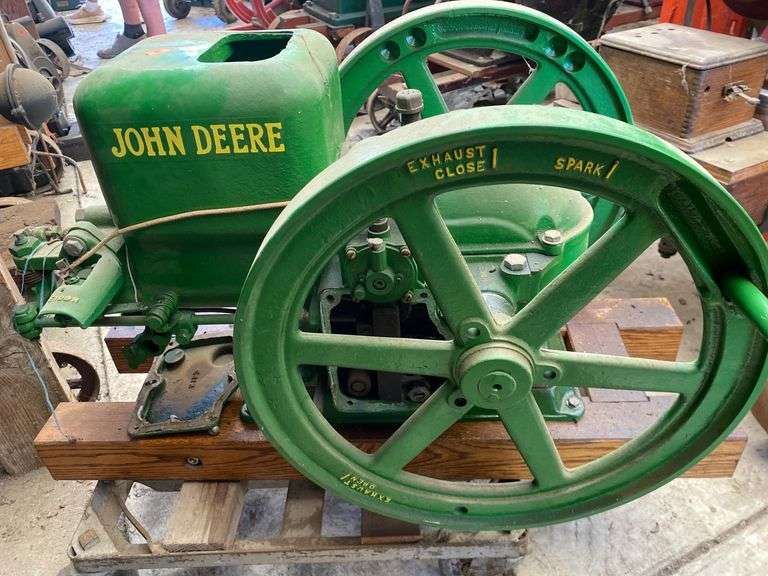 John Deere Hit-and-Miss Engine with Flywheels - Metzger Property Services, LLC