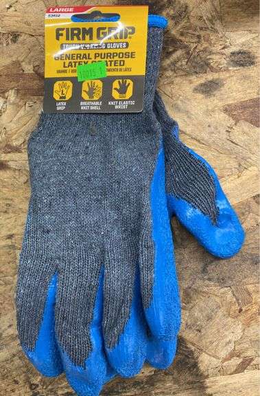 Firm Grip General Purpose Latex Coated Gloves - Metzger Property ...