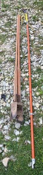 Post Hole Digger and Hastings Fiberglass Telescoping Hot Stick ...