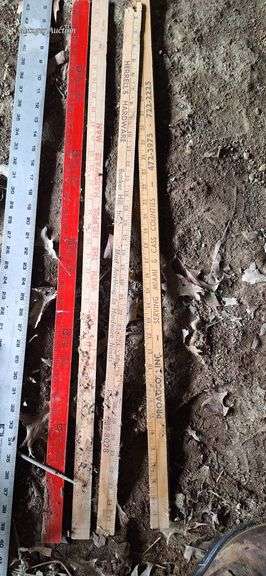 Five Measuring Sticks in Various Materials and Colors inc. Herrell’s ...