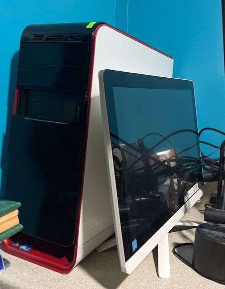 Electronics Lot Including Desktop Computers, Monitors, Printers, and ...