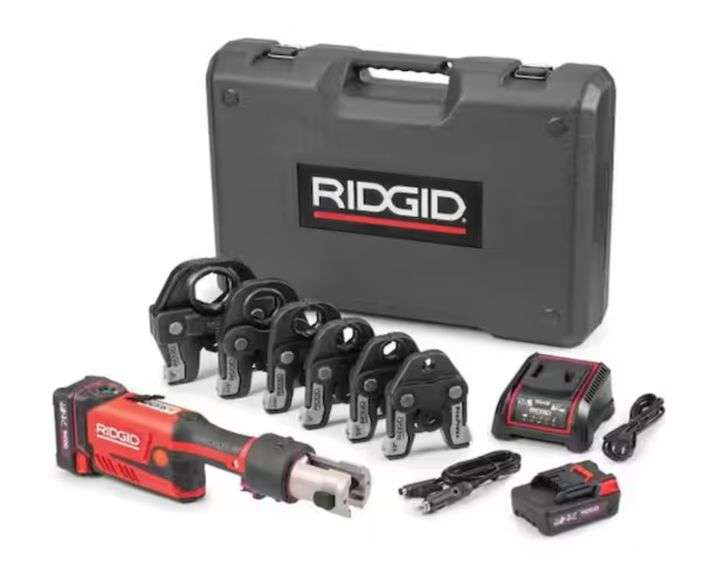 RIDGID RP 351 ProPress Inline Standard Press Tool Kit (Includes Case ...