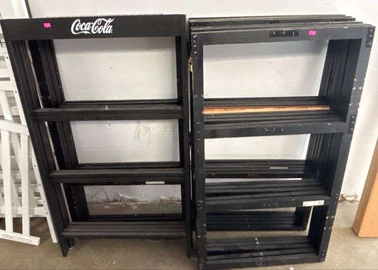 Folding Display Racks, One With Coca-Cola Branding - Metzger Property ...