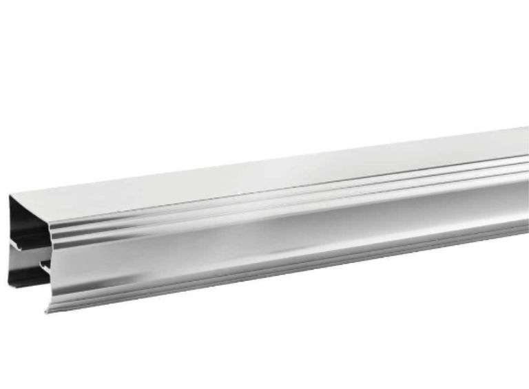 Delta 48-60 in. W Traditional Semi-Frameless Sliding Shower Door Track ...